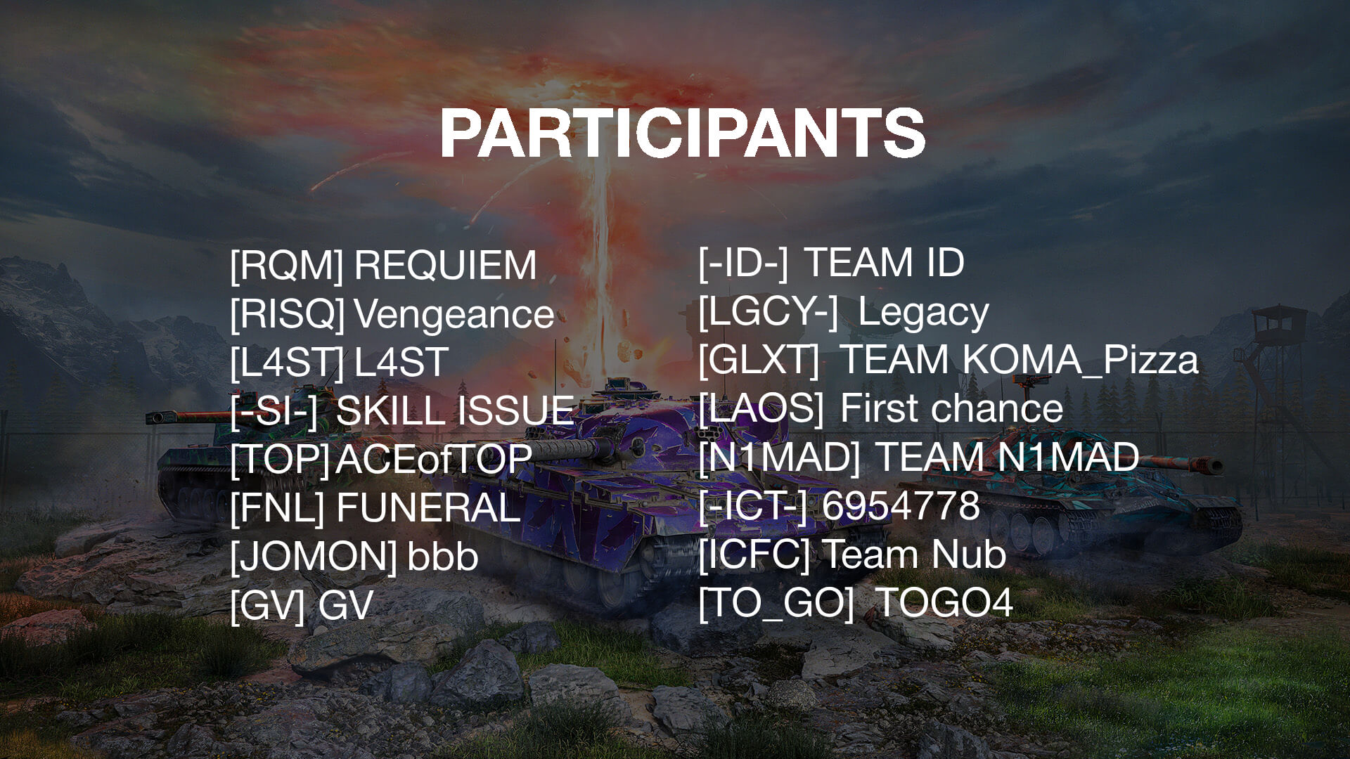 Трансляции «Blitz Masters: Противостояние» | World of Tanks Blitz